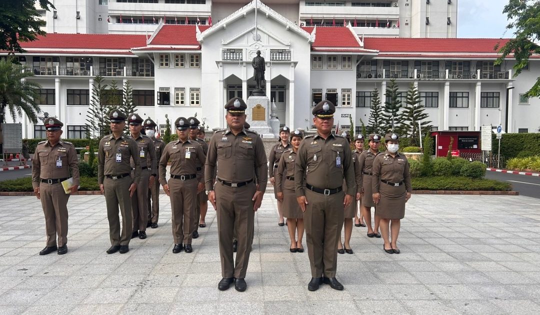 กิจกรรมเคารพธงชาติ - กองแผนงานกิจการพิเศษ