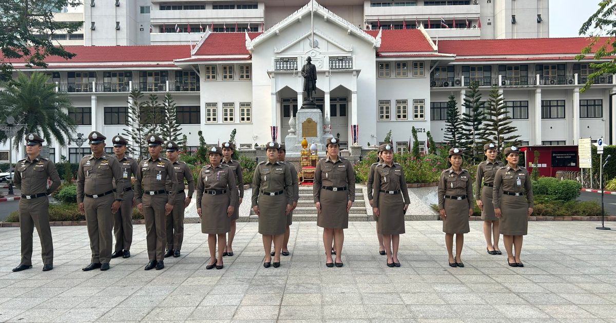 กิจกรรมเคารพธงชาติ - กองแผนงานกิจการพิเศษ