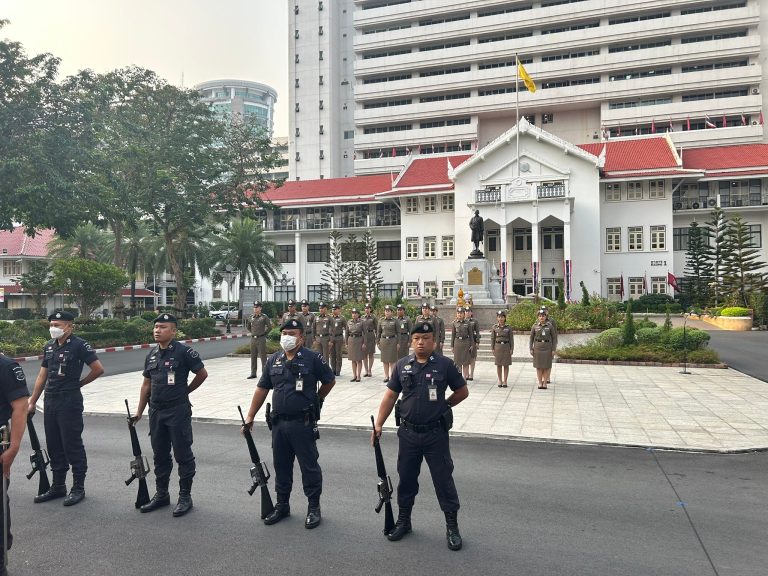 กิจกรรมเคารพธงชาติ - กองแผนงานกิจการพิเศษ